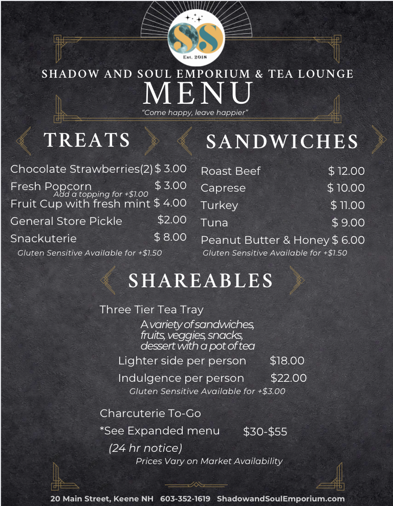 Tea Lounge | Shadow and Soul Emporium